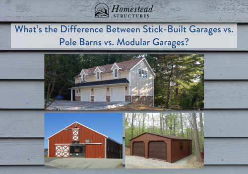 What’s the Difference Between Stick-Built Garages vs. Pole Barns vs. Modular Garages ...